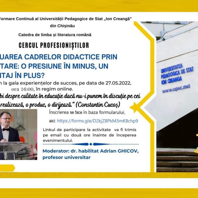 Cursuri de formare profesională continuă – UPSC – Universitatea ...