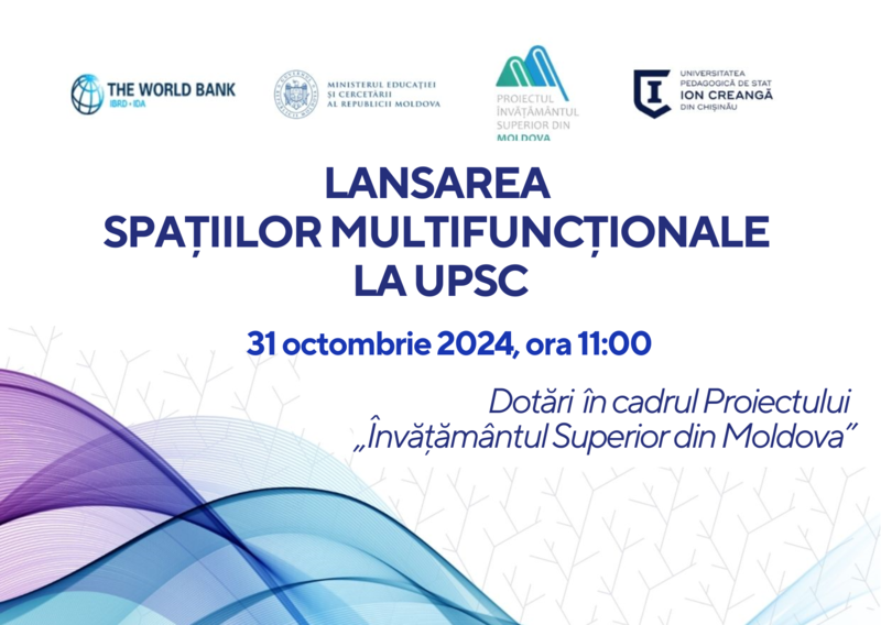 Lansarea spațiilor multifuncționale la UPSC – UPSC – Universitatea ...