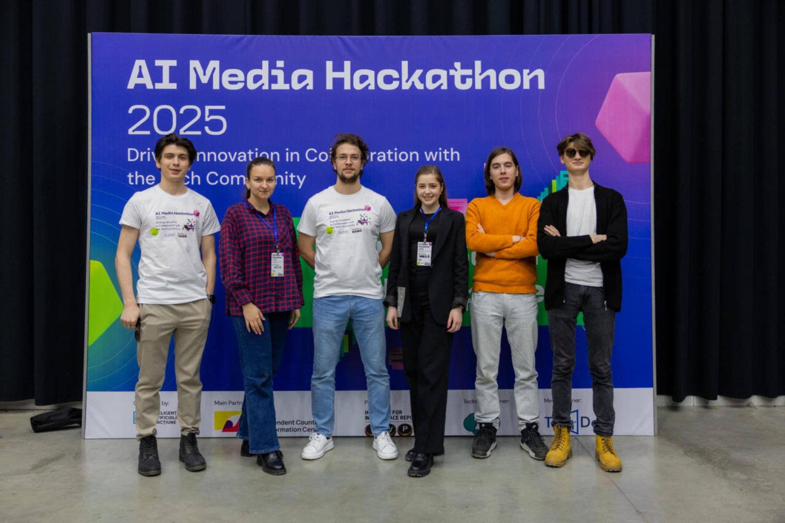 Studenți UPSC, la AI Media Hackathon 2025 – UPSC – Universitatea Pedagogică de Stat "ION CREANGĂ ...
